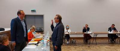 Alain Huvenne a prêté serment en tant que président du CPAS de Celles ...