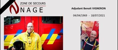 Andenne: le pompier Benoit Vigneron est décédé des suites d’une maladie ...