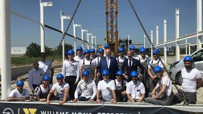 Opel Willems pose sa première pierre dans le zoning de Cuesmes - sudinfo.be