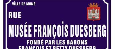 La rue du Musée François Duesberg sera inaugurée en août - sudinfo.be