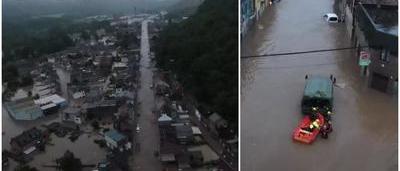 Les images aériennes effroyables des inondations à Trooz et des ...