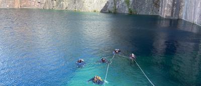 Inédit en Belgique: une expo photo sous l’eau de la carrière de Vodelée ...